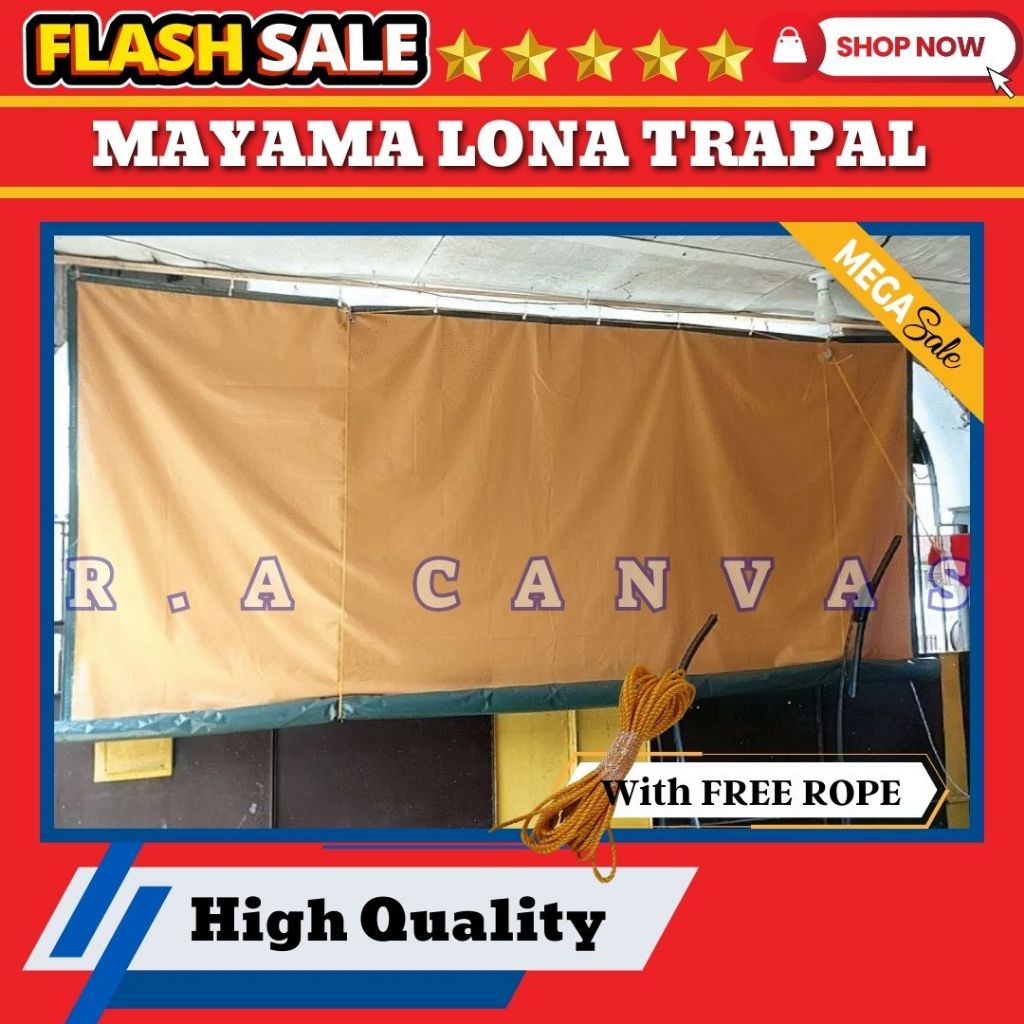 (6ft x 15ft) TRAPAL WATERPROOF MAKAPAL LONA TOLDA TARPAULIN RAIN COVER ...