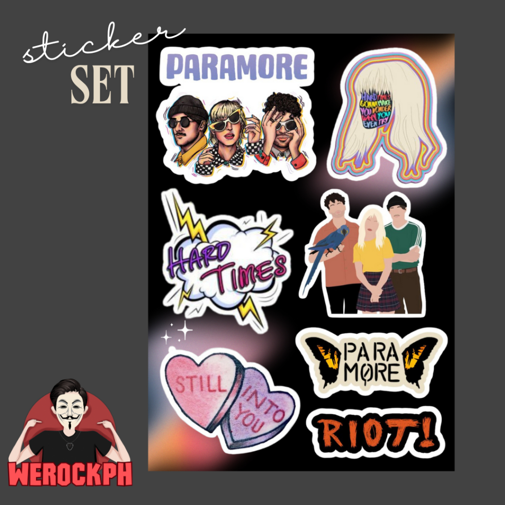 Paramore Sticker Set Matte Laminated and Waterproof | Shopee Philippines