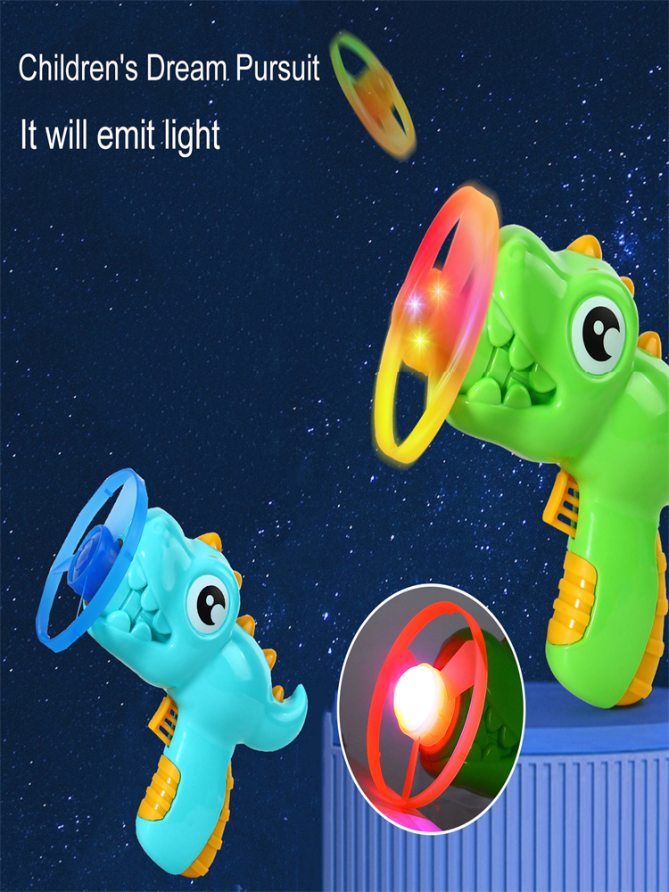 Luminous bamboo dragonfly frisbee flying parachute outdoor toy puzzle ...