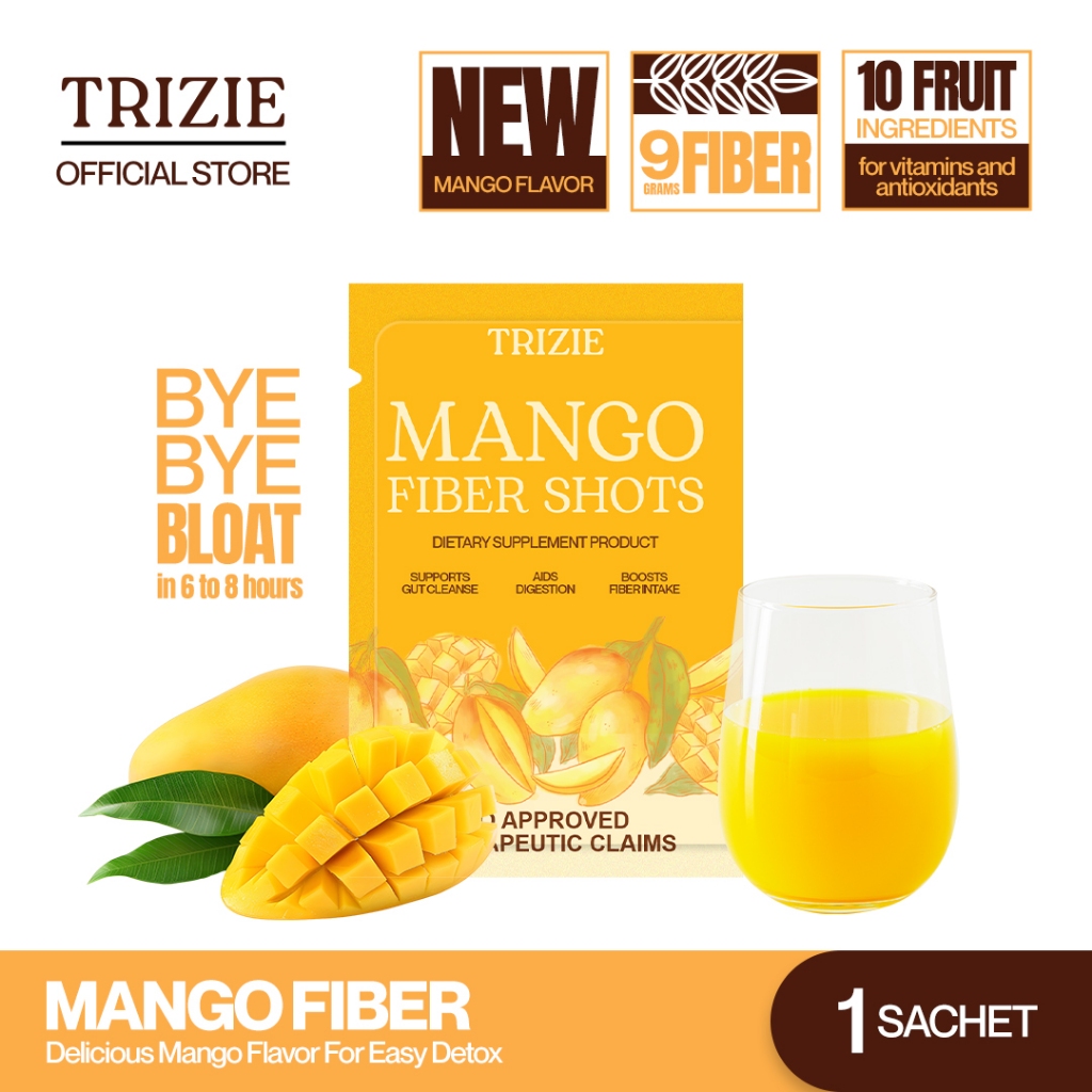TRIZIE Mango Fiber Sachet (1 sachet x 10g) | Shopee Philippines