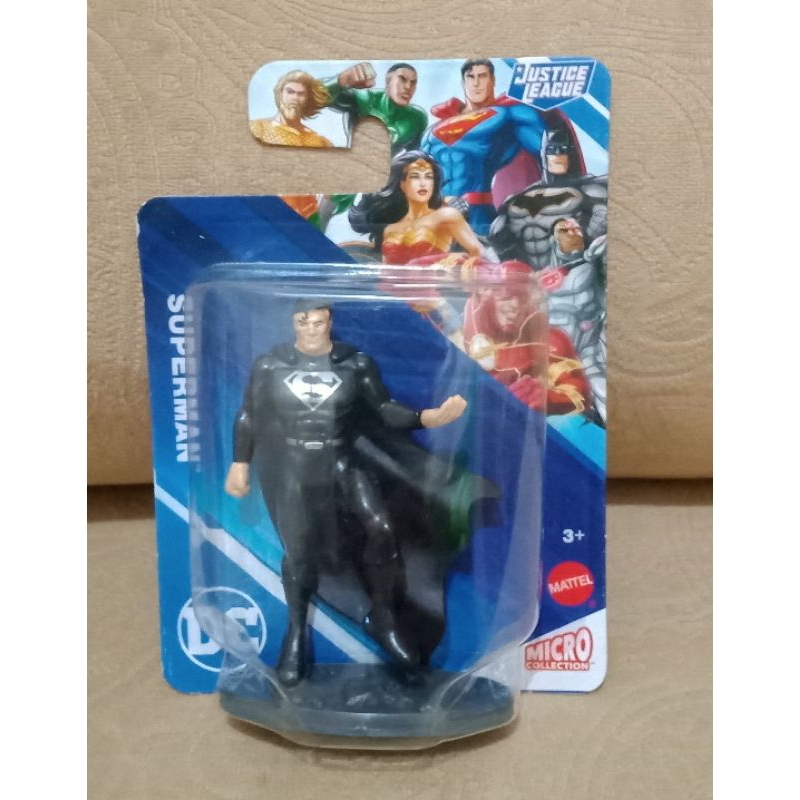 JUSTICE LEAGUE BLACK SUPERMAN( MICRO TOY FIGURE) | Shopee Philippines