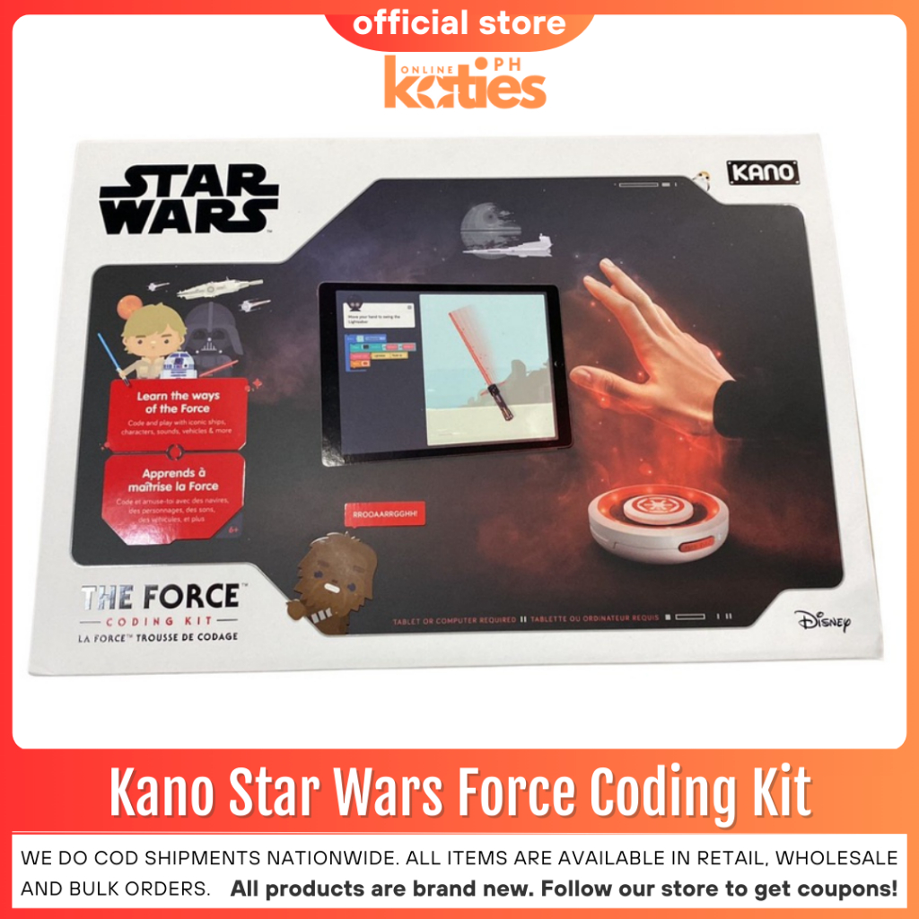 Katies Kano Star Wars Force Coding Kit STEM Learning for Kids Create & Code Adventures Gift Toys ...