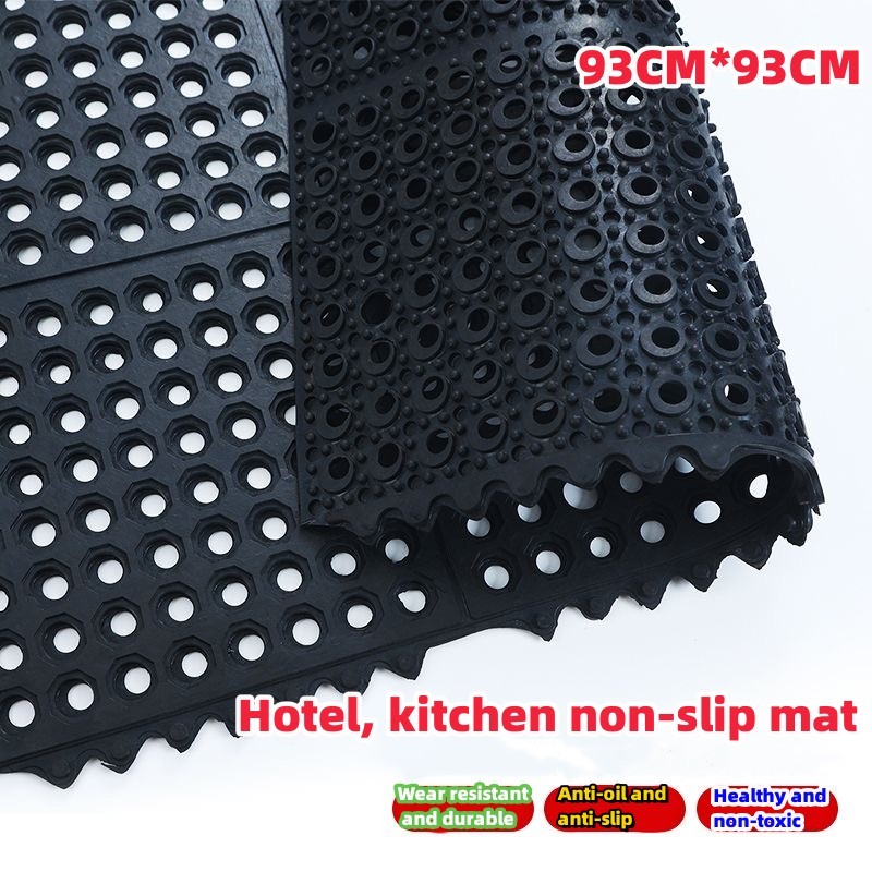 Anti Slip Kitchen Rubber Mat Commercial Use 3 ft x 3 ft thickness ...
