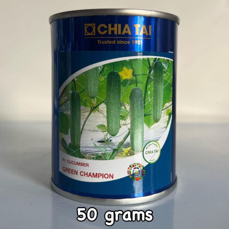 CHIA TAI GREEN CHAMPION F1 (50g) HYBRID CUCUMBER QUALITY VEGETABLE SEED ...