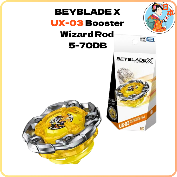 BEYBLADE X UX-03 Booster Wizard Rod 5-70DB[BEYCODE:Japan](No Bankee ...