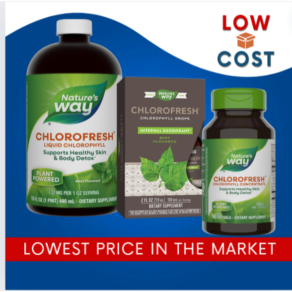 LowCostPh | Nature's Way, Chlorofresh, Liquid Chlorophyll, Unflavored ...