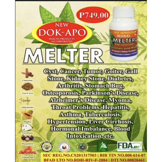 DOK APO MELTER CAPSULE ORIGINAL | Shopee Philippines
