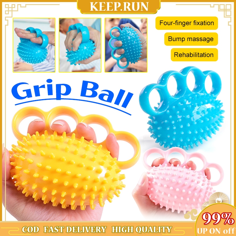 Hand Grip Strengthener Finger Exerciser Fingers Hand Grip Ball Massage ...