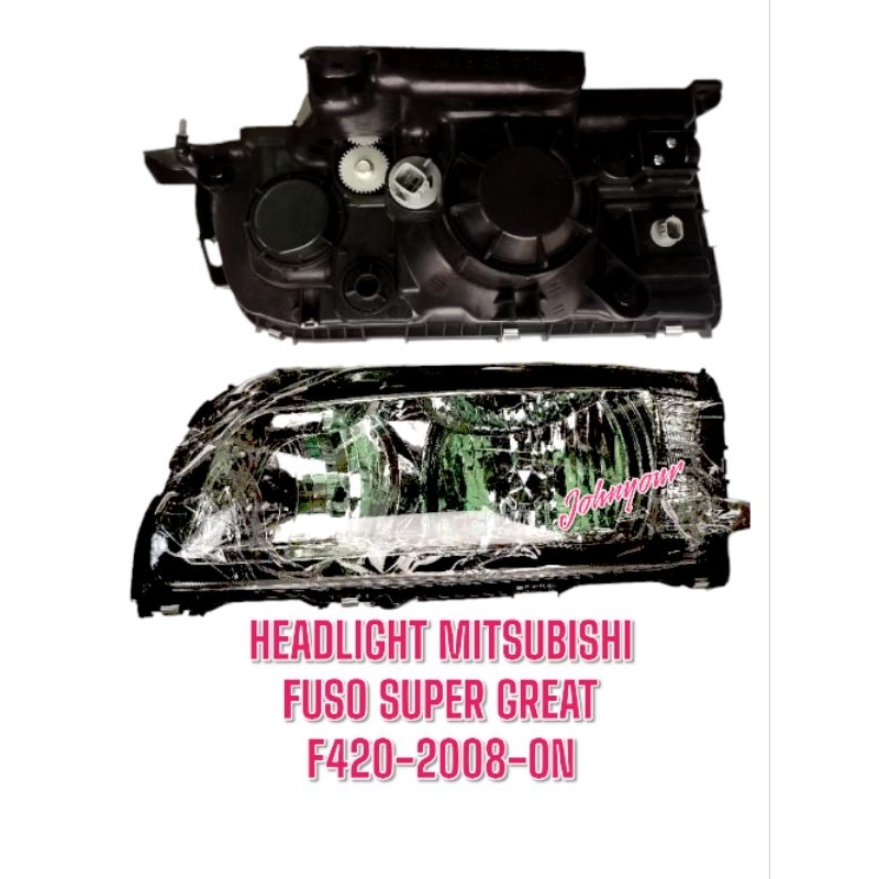 HEADLIGHT ASSEMBLY FUSO SUPER GREAT F420 2008 (new model) | Shopee Philippines