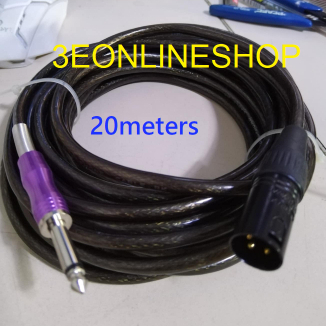 XLR male to PL-55 mono cable HEAVY DUTY CABLE | Shopee Philippines