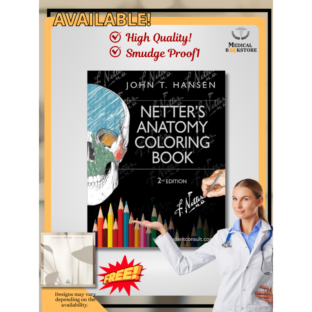 Netter's Anatomy Coloring Book | Shopee Philippines
