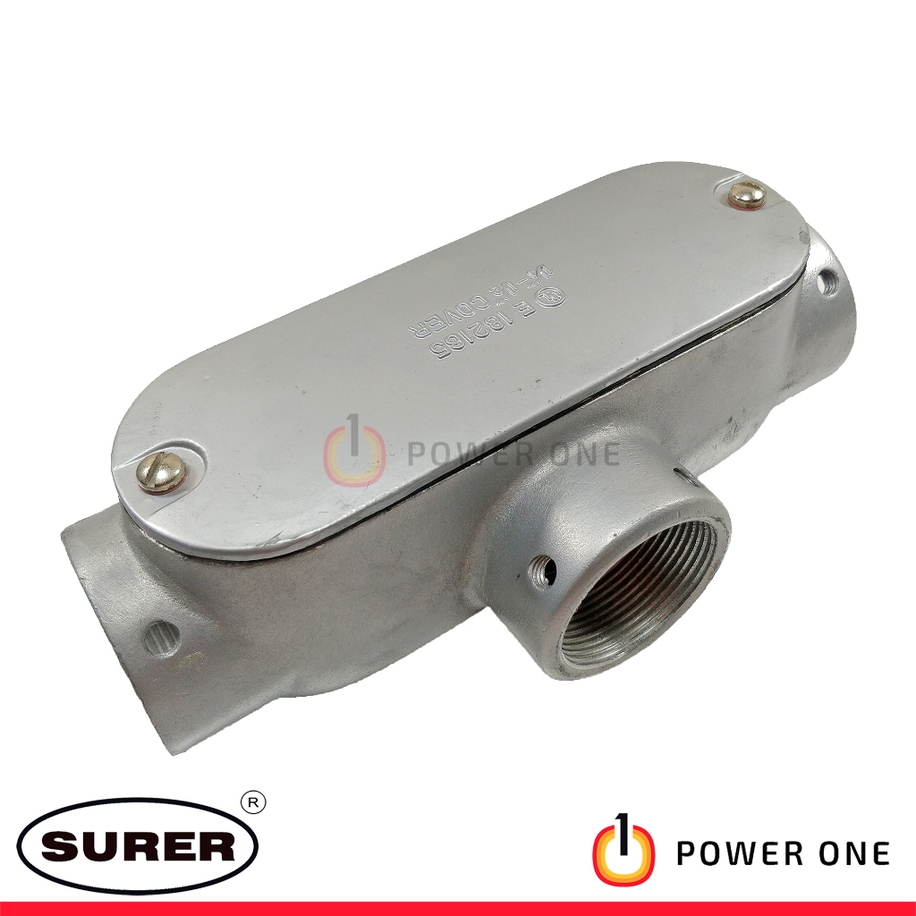 Surer 1204 Conduit Outlet Body, T Type, UL Listed (1/2", 3/4", 1", 1-1/ ...