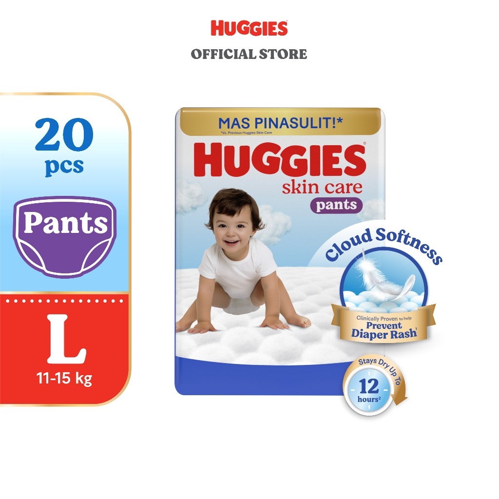 Huggies Skin Care Pants Large - 20 pcs | Shopee Philippines