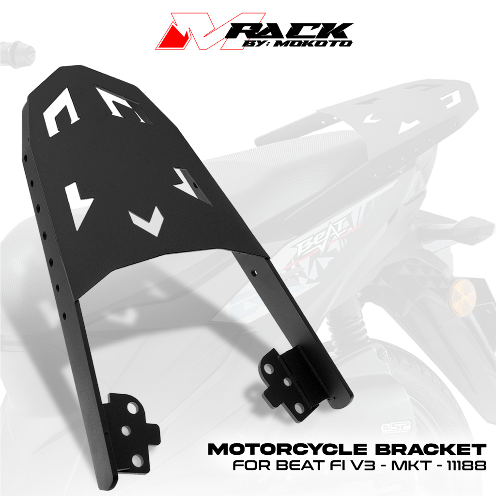 MOKOTO BEAT FI V3 MONORACK MKT-11188 MATTE BLACK HEAVY DUTY MRACK TOP ...