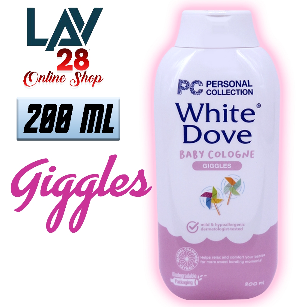 Personal Collection White Dove Baby Cologne Giggles 200mL | Shopee ...