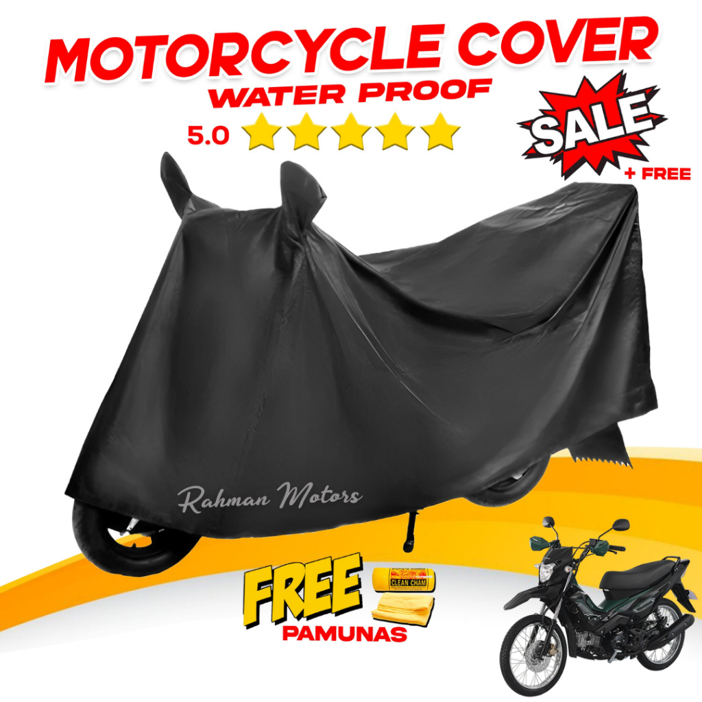 HONDA XRM 125 MOTOR COVER Original WITH FREE CHAM CLEAN waterproof ...