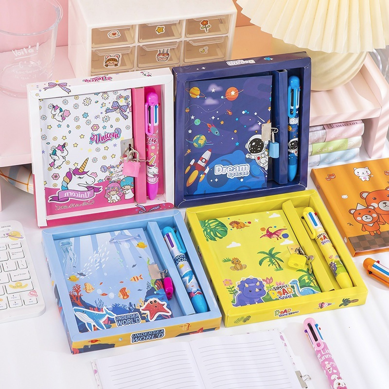 SKT Cute Journal Secret Notebook with Lock,Key and Ballpen for Little ...