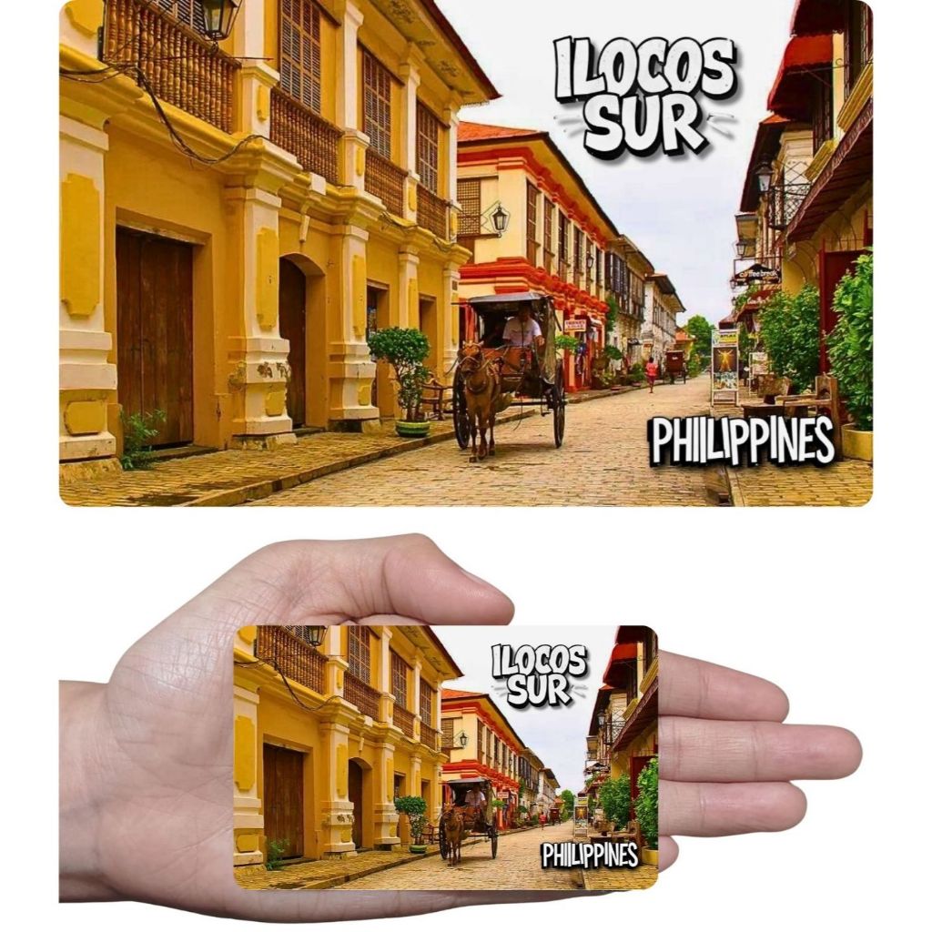 ILOCOS SUR RUBBER REF MAGNET NEW LOCAL DESIGN | Shopee Philippines