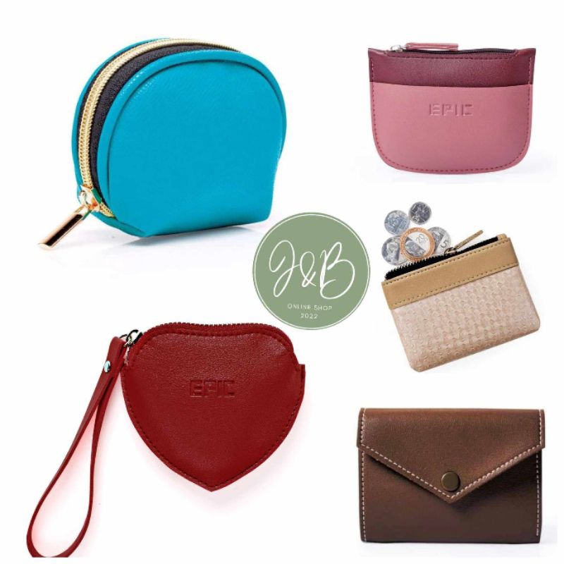 MSE Epic Ladies Plain and Printed Wallet Coin Purse | Shopee Philippines