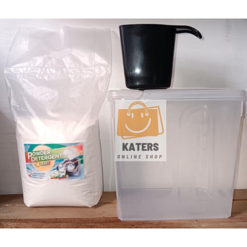 Detergent Powder 1kilo with container and scoop | Shopee Philippines