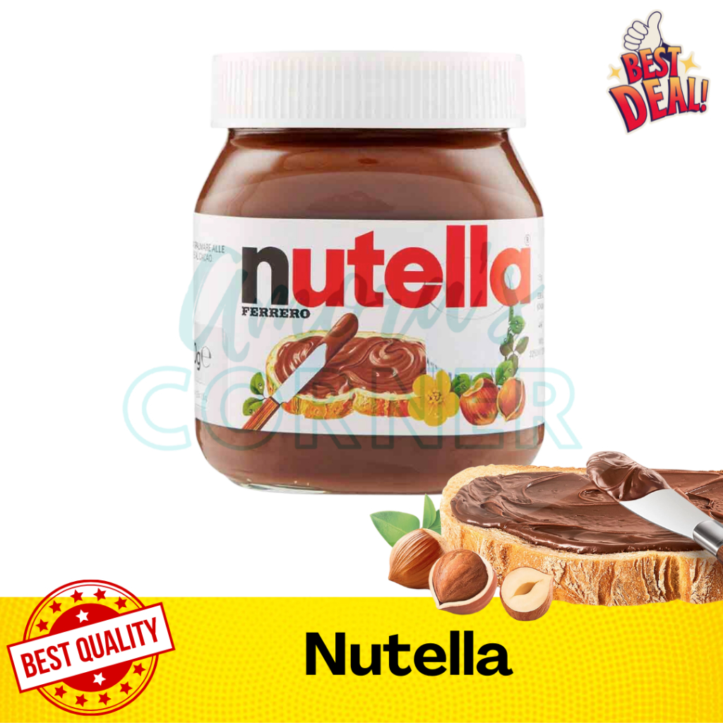 Nutella hazelnut chocolate spread, 350g & 400g | Shopee Philippines