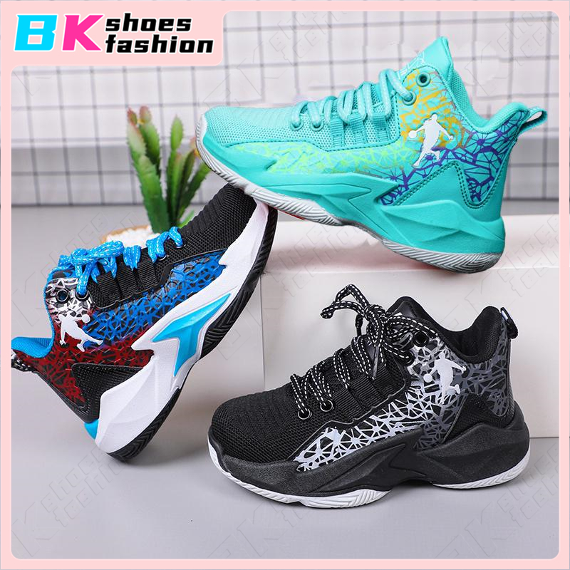 BK Korean basketball shoes for kids shoes rubber high cut sneakers ...
