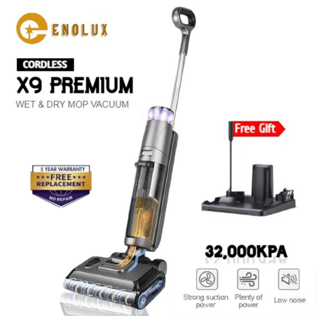 Enolux X9 Premium Cordless Wet And Dry Mop Vacuum Cleaner | Shopee ...