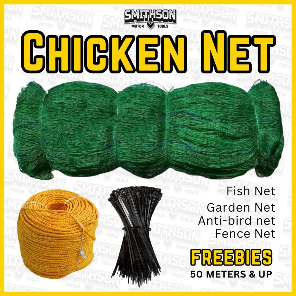 Smithson Range Net 5/10meters Chicken Net Lambat Fishnet Screen Fence ...