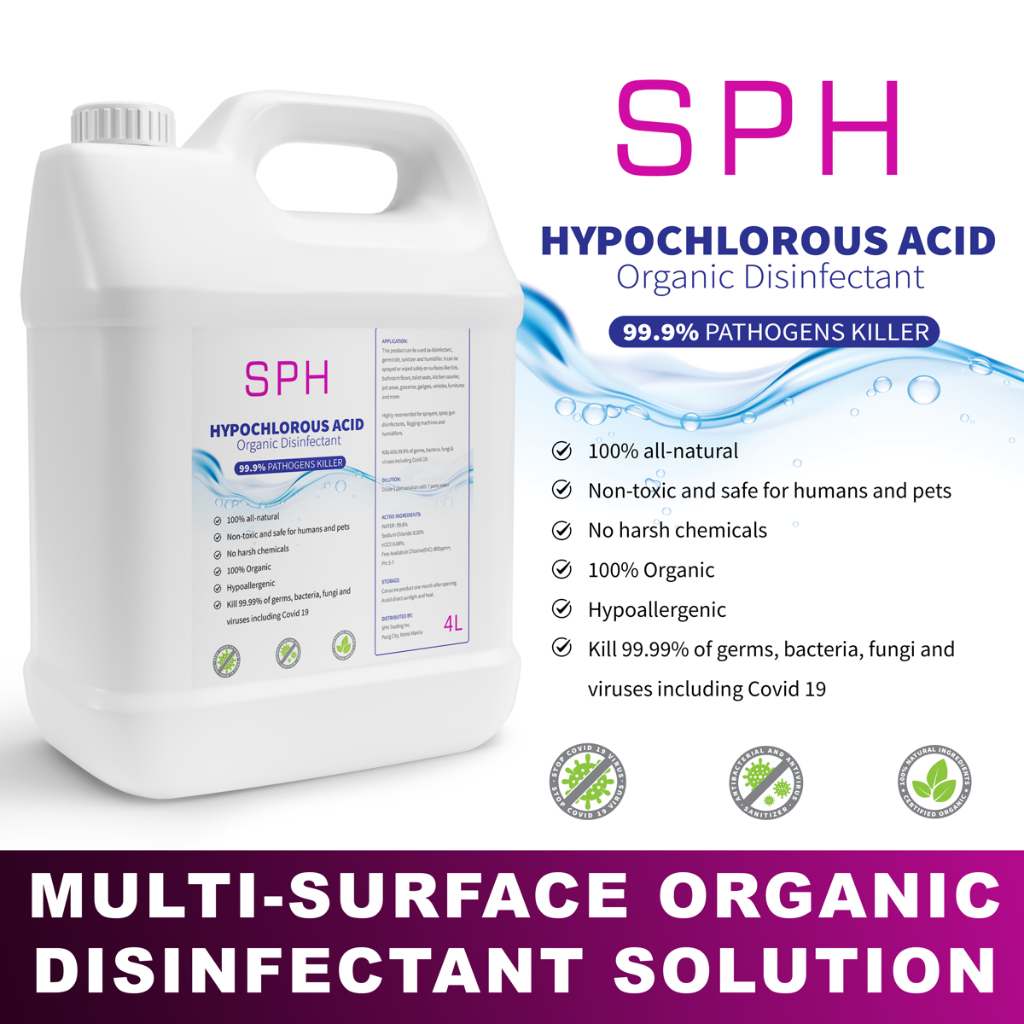 Hypochlorous Acid Multi-surface Disinfectant (28Liters Yield) | Shopee ...
