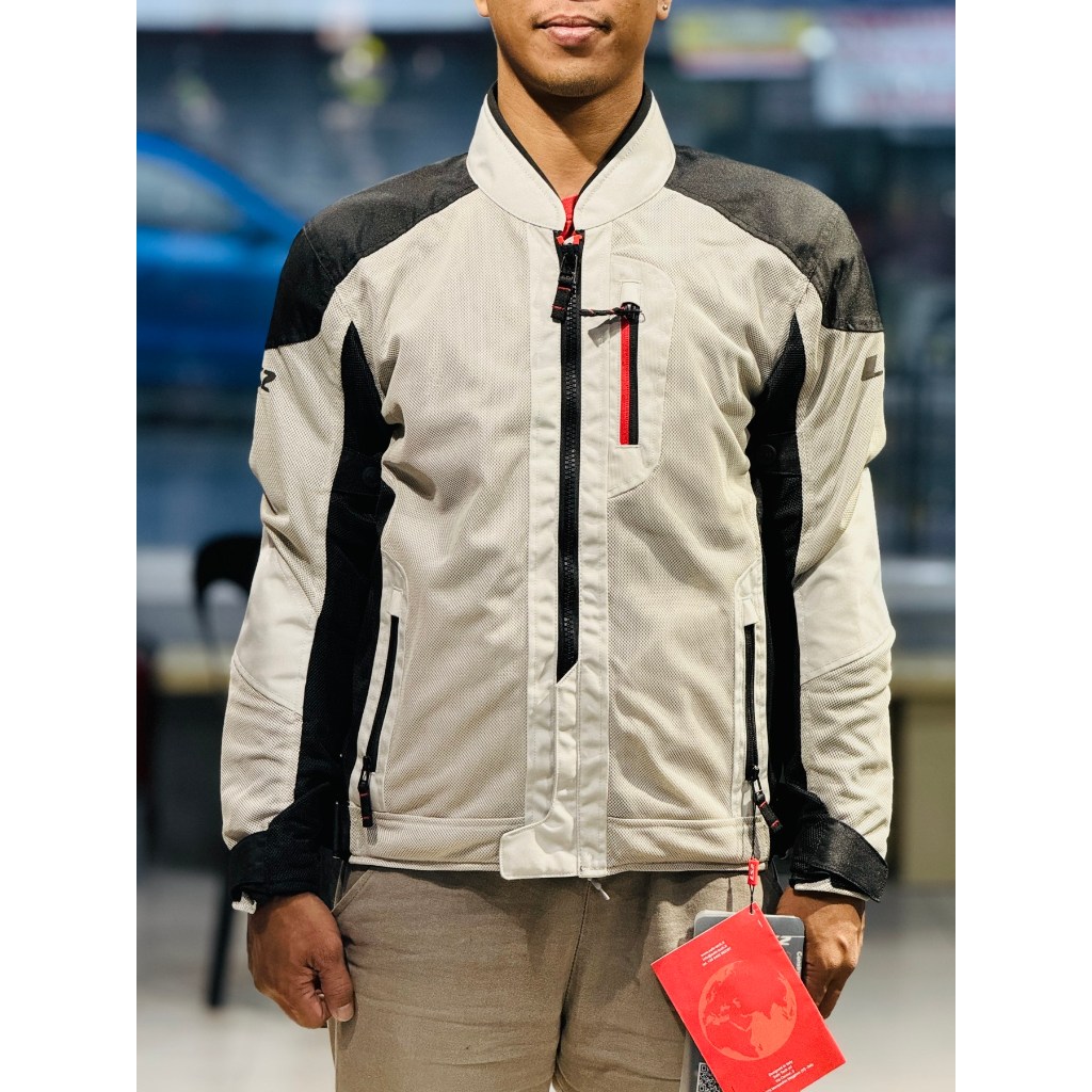 LS2 Alba Man Riding Jacket – Lightweight Half‑Mesh Motorcycle Jacket ...