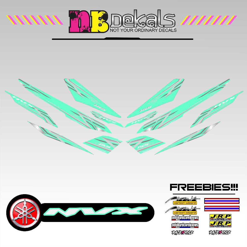 AEROX V1 LINING DESIGN DECALS | Shopee Philippines