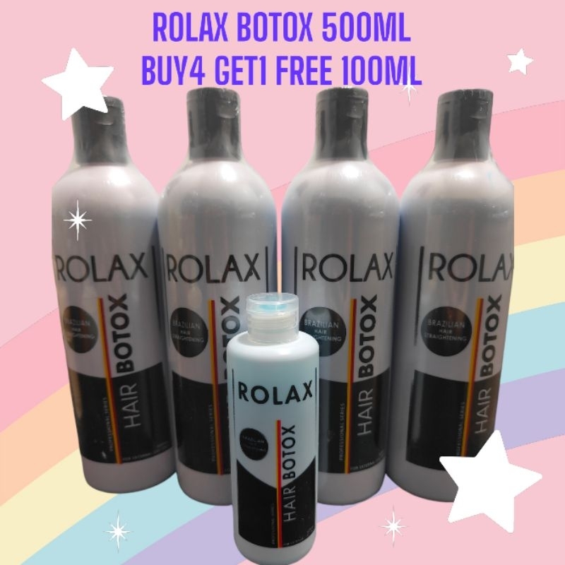 ROLAX HAIR BOTOX 500 BUY4 GET1 FREE 100ML | Shopee Philippines