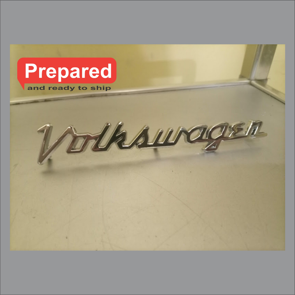 Volkswagen Beetle Emblem Script Metal Front Hood | Shopee Philippines