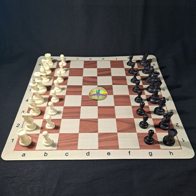 Soft Roll-Up Mouse Pad Style Tournament Chess Mat w/ Triple Weighted ...