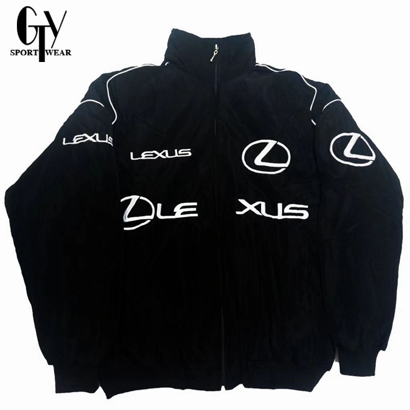 LEXUS F1 Racing Jacket Embroider Leisure Rider Couple Jacket Summer ...