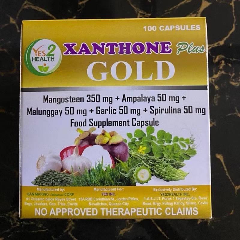 Xanthone Plus Gold Capsule 100 capsules | Shopee Philippines
