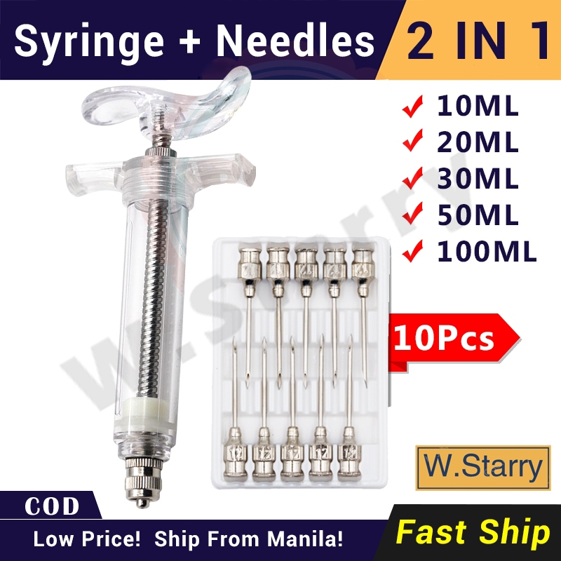 10ml 20ml 30ml 50ml 100ml Fiber glass syringe Heavy duty syringe for ...