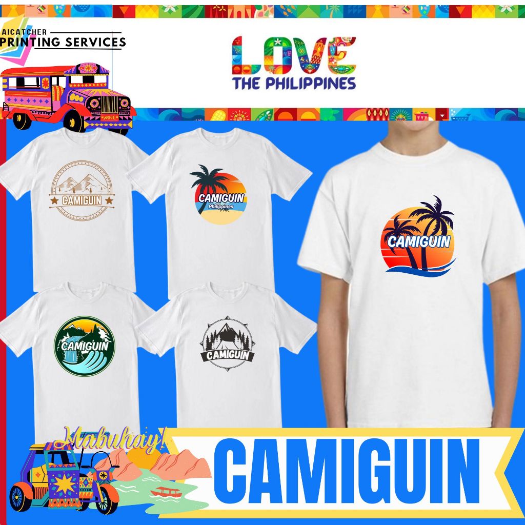 Camiguin Philippines Design Trendy Graphic Tees for Kids to Adult ...