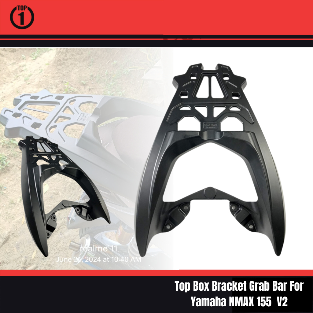 Top1 Motors Bracket Top Box Bracket Grab Bar Bracket For Yamaha NMAX ...