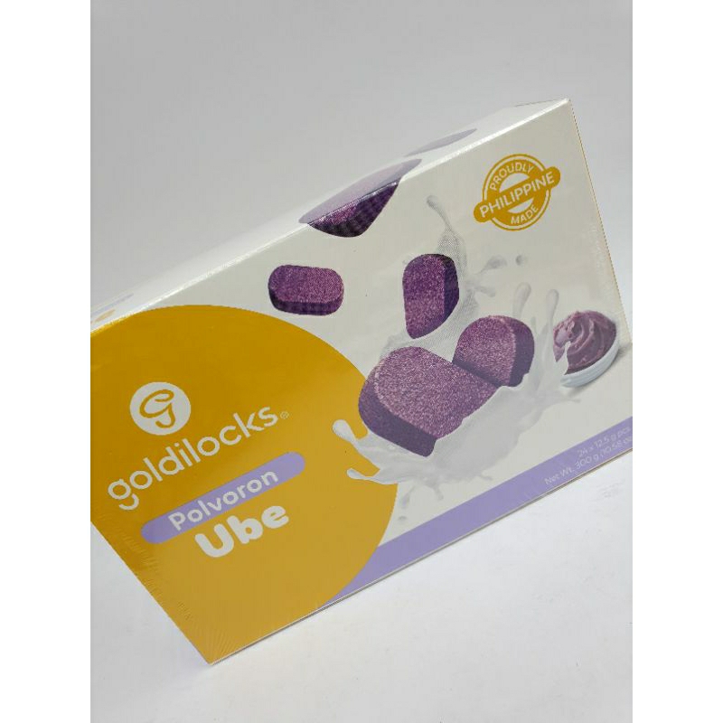 Goldilocks Ube Polvoron Box Pasalubong (24 pcs. 300g) | Shopee Philippines