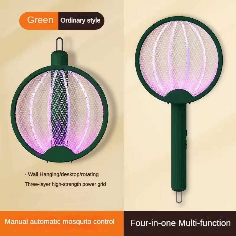 3in1 Folding Electric Mosquito Hang Fly Trap Killer Racket Insect ...