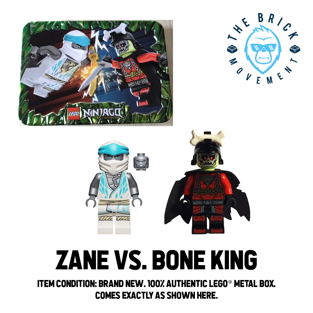 LEGO® NINJAGO Zane vs. Bone King Metal Box | Shopee Philippines