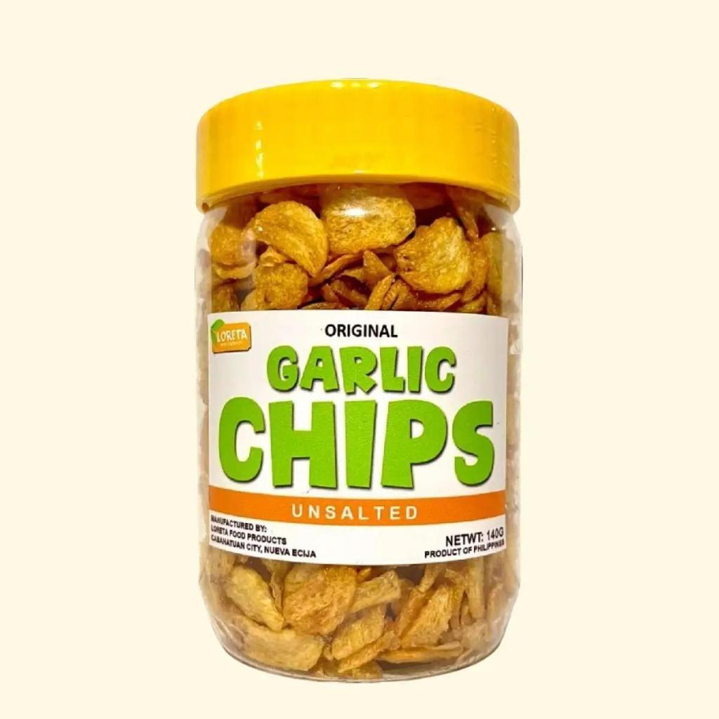 Garlic Chips Original Unsalted 140g | Shopee Philippines