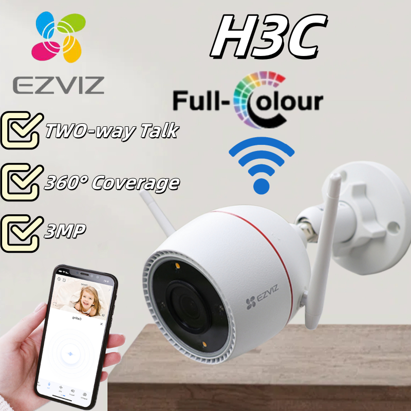 Ezviz 3MP Wi-Fi Smart Home Camera Two-Way Talk hikvision IP camera IP67 ...