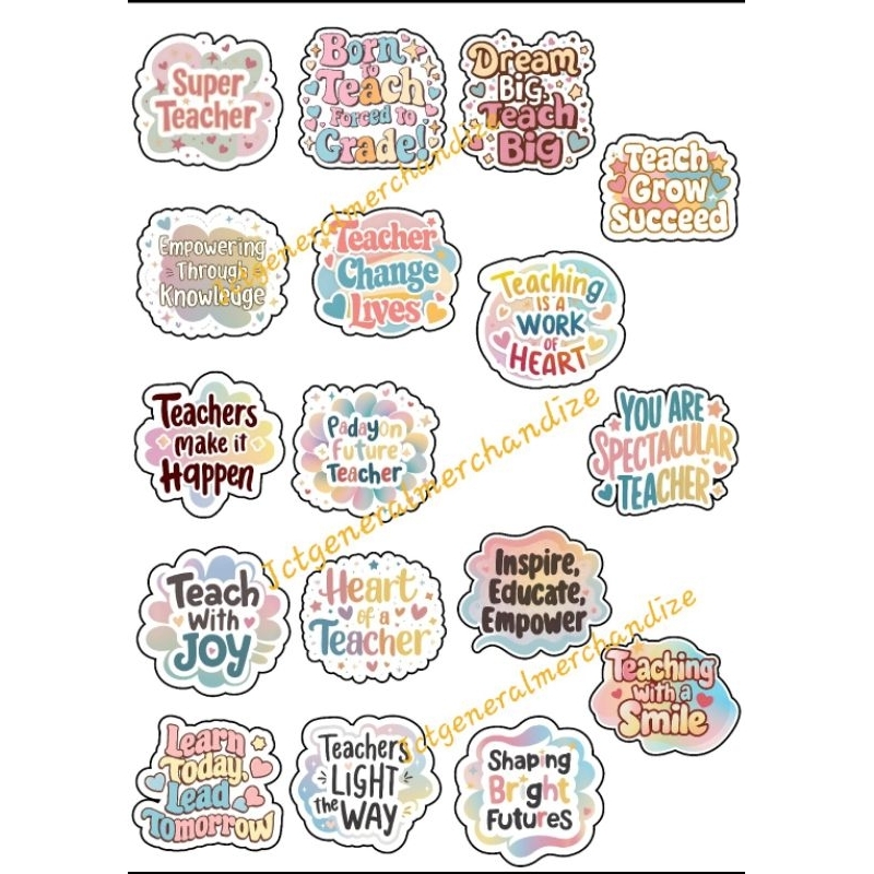 STICKER COLLECTIONS (Teacher) | Shopee Philippines