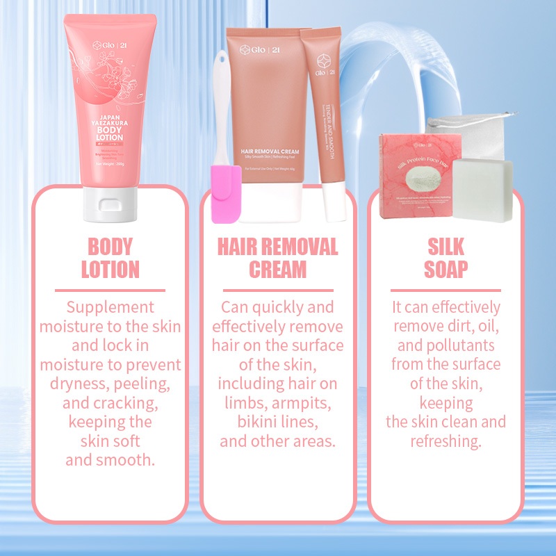 GLO21 Hair removal cream hot-selling set, can also be chosen separately ...
