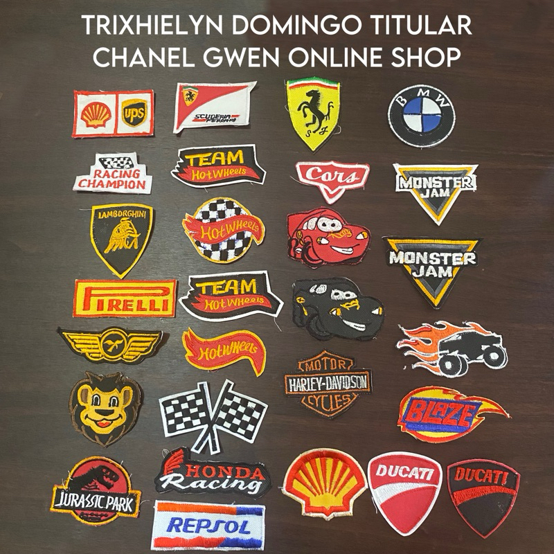 CAR RACING LOGO PATCH / PATCHES - Ferrari / Hotwheels / Cars Mcqueen ...