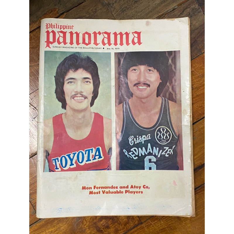 Vintage Philippine Panorama Magazine 1979 - Toyota Vs Crispa - Mon ...