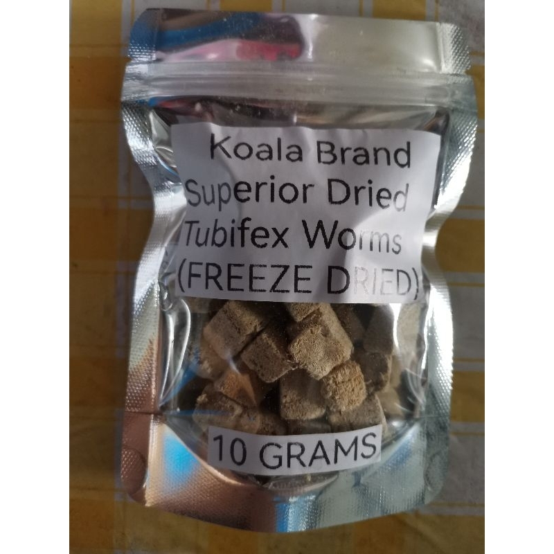 Koala Brand Superior Dried Tubifex Worms (Freeze Dried) | Shopee ...