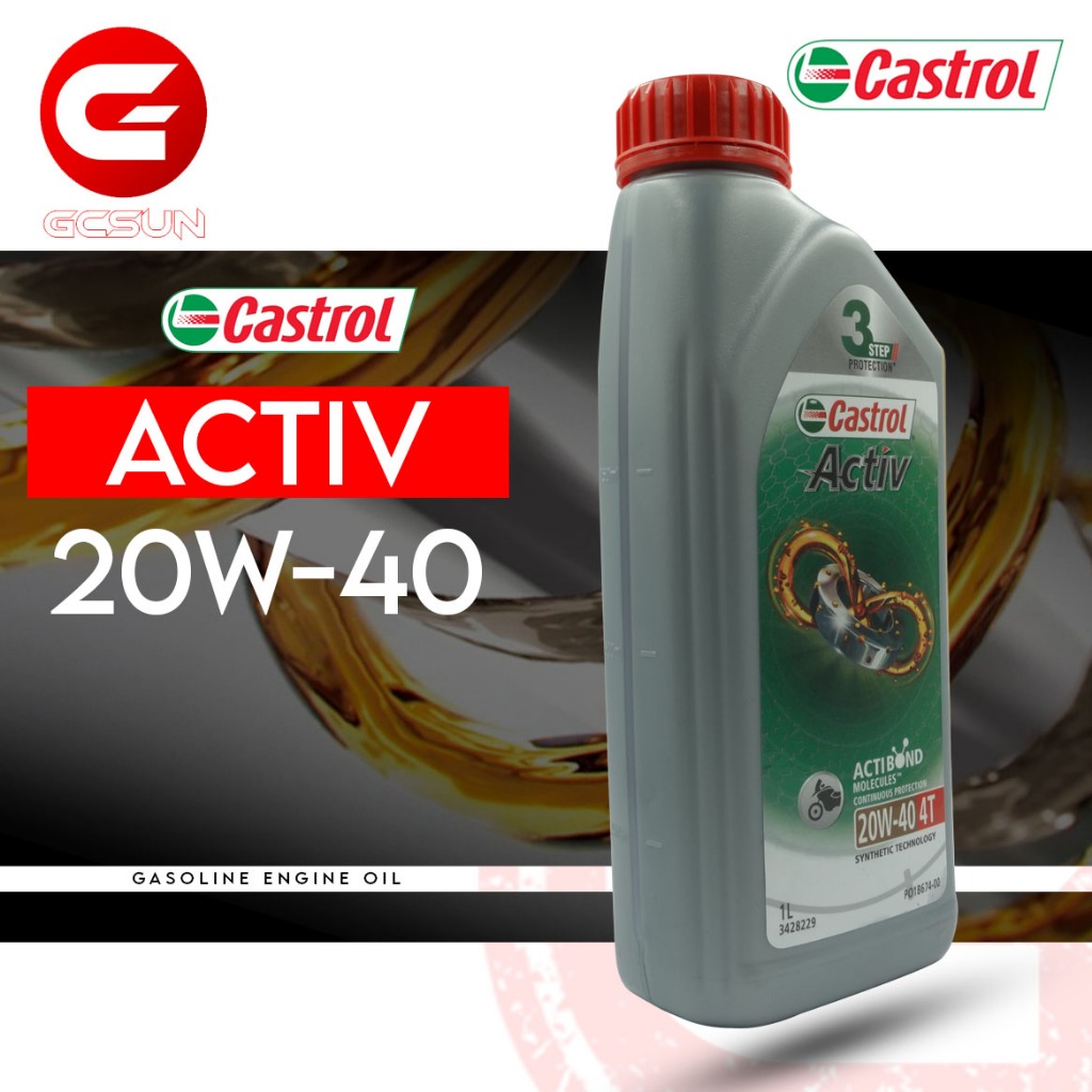 ENGINE OIL (CASTROL) 1 LITER - GCSUN MOTORCYCLE | Shopee Philippines